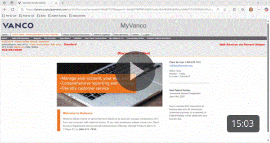 In-Depth Reporting – Vanco